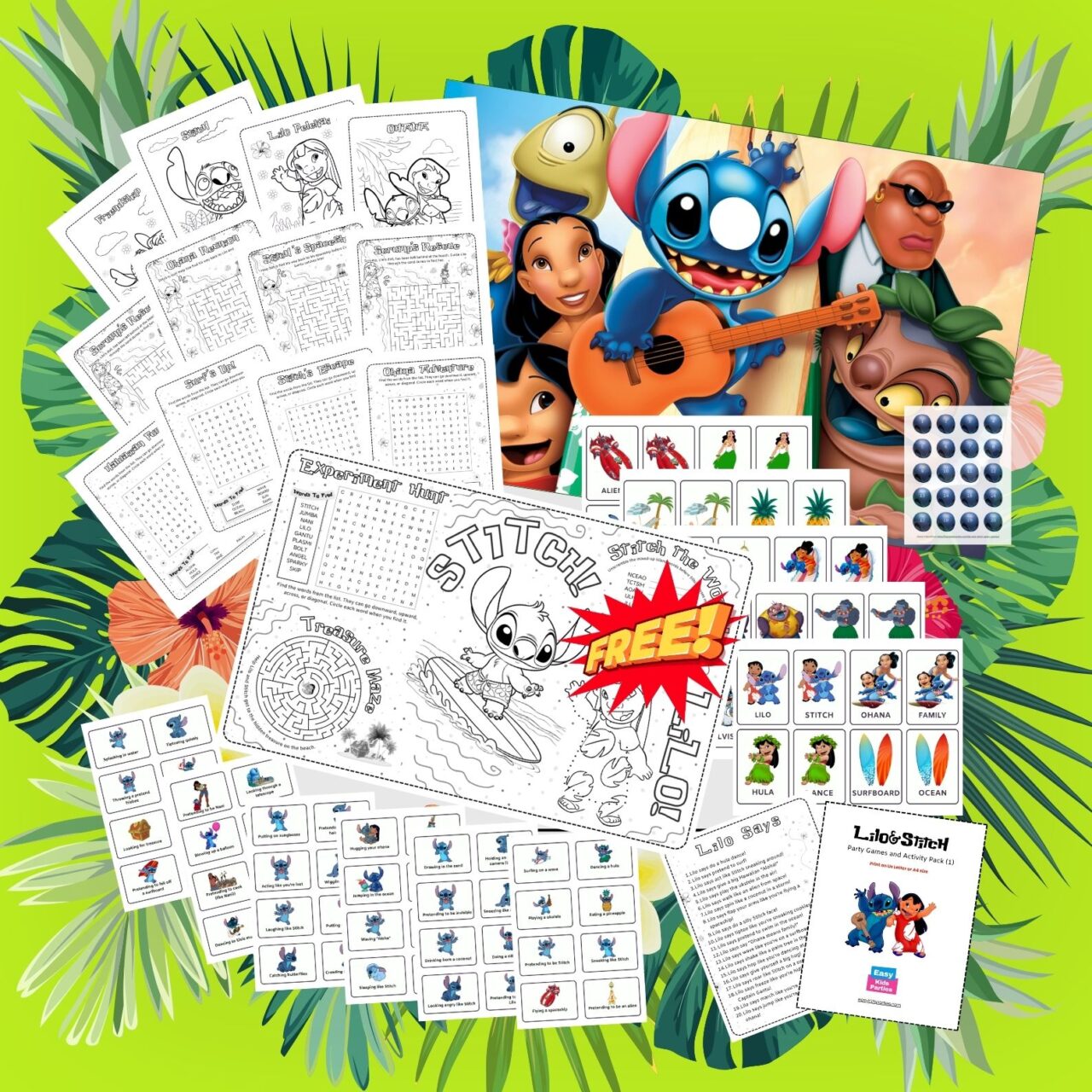 14 Unique Lilo and Stitch Party Games Your Kids Will Love! | Easy Kids ...