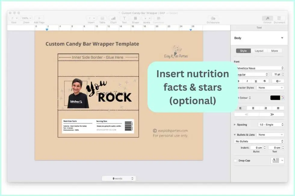 Make Custom Candy Bar Wrappers Fast | EKP